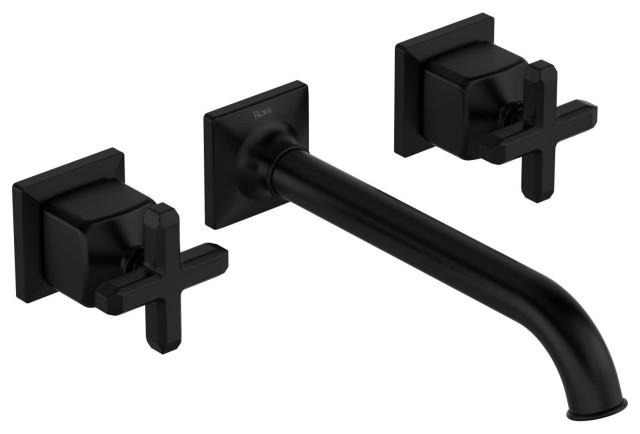 Rohl TAP08W3XM Apothecary 1.2 GPM Wall Mounted Widespread ...