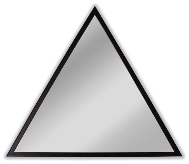 CHLOE Reflection CH8M019BK29-VTR Black Finish Triangle Framed Wall ...