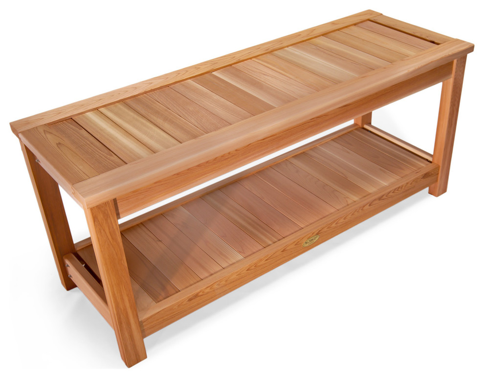 Sauna Bench, Deluxe Bench - Transitional - Outdoor Benches - by All ...