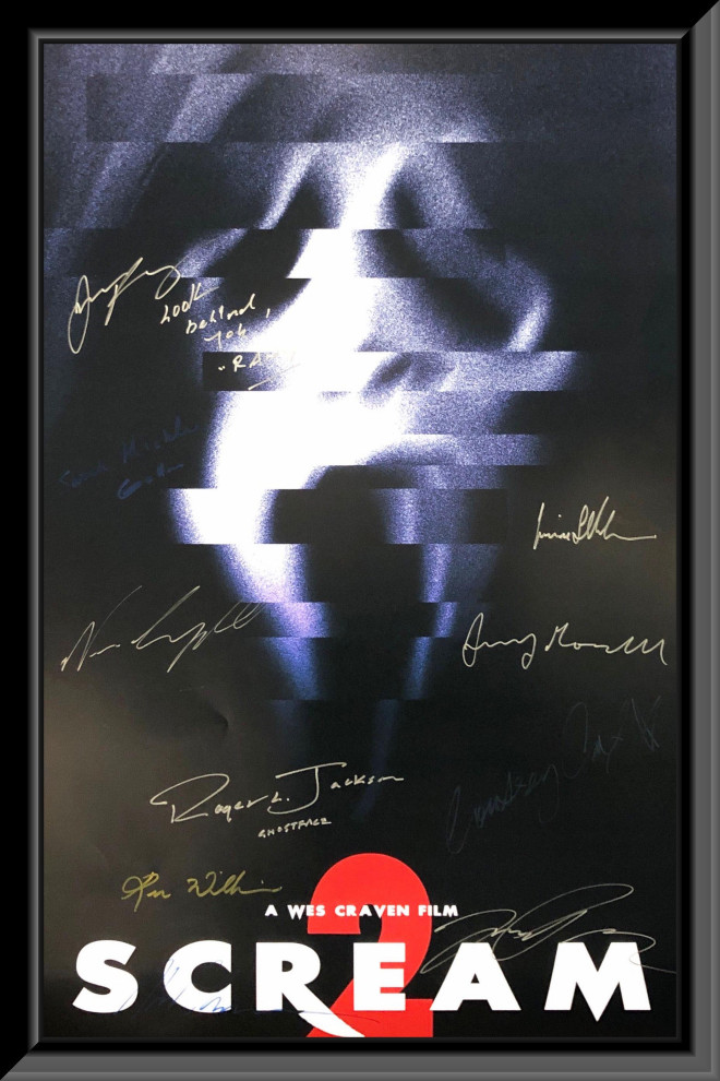 Scream 2 cast signed movie poster, 27x40 inches - Contemporary - Prints ...