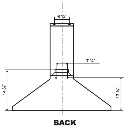 Cyclone High-Powered Stainless Steel Wall-Mount Range Hood Pro ...