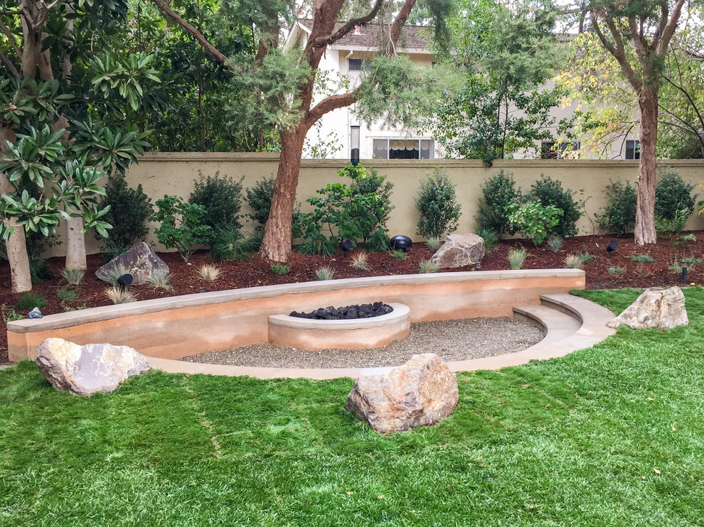 Rammed Earth Fire Pit - San Francisco - by Keith Willig Landscape ...