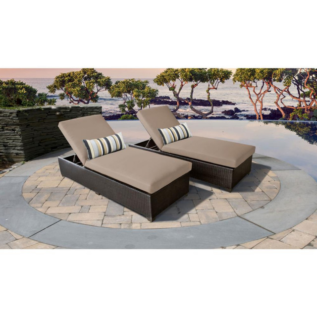 Oxford 5 Tier Corner Bookcase - Tropical - Outdoor Chaise Lounges - by ...