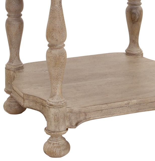 Higgins Street End Table With Open Shelf - French Country - Side Tables ...