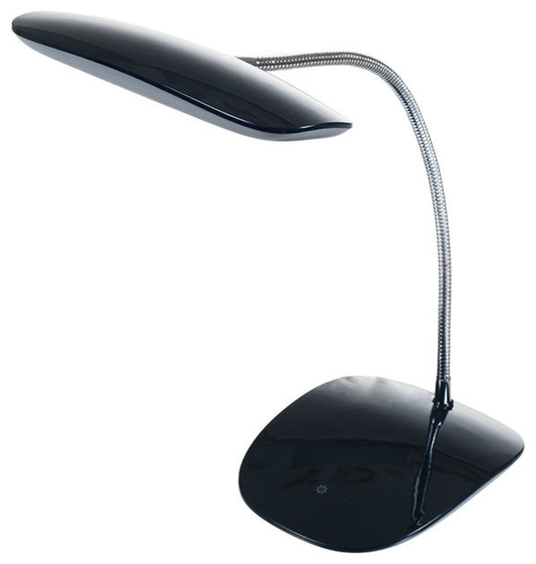 Northwest Touch Activated LED USB Desk Lamp, Black - Contemporary ...