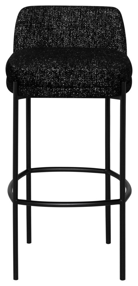 Inna Stool Bar, Salt & Pepper - Transitional - Bar Stools And Counter Stools - by Nuevo | Houzz