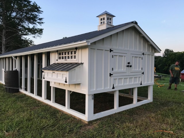 Carolina Coop - Custom Chicken Coop - Farmhouse - Exterior - Richmond ...