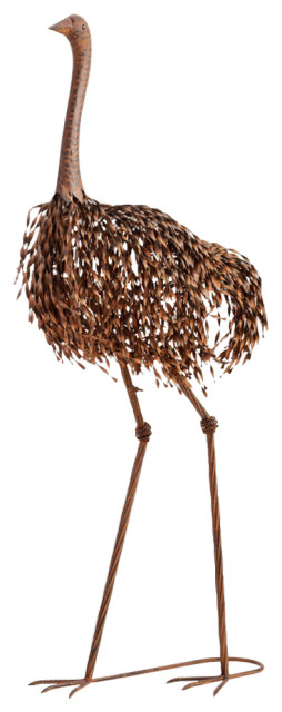 Peaking Ostrich Statue - Contemporary - Garden Statues And Yard Art ...