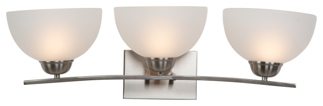 Three Lights Vanity - Transitional - Bathroom Vanity Lighting - by ...