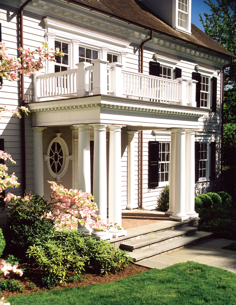 Classic Wood Georgian Colonial - Traditional - Exterior - New York - by ...