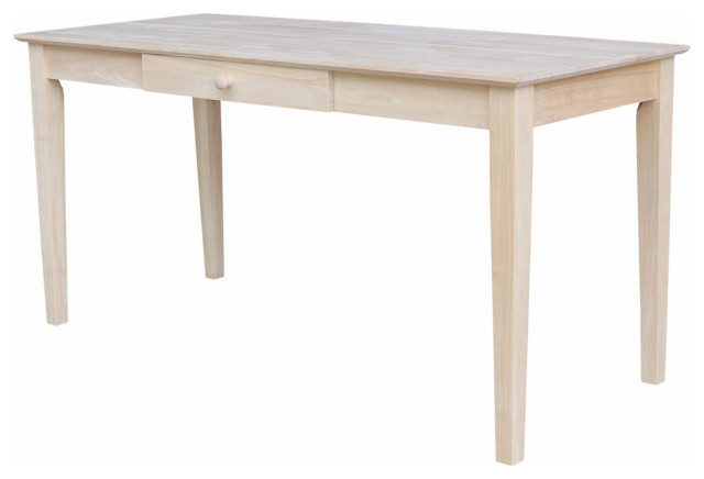 Traditional Desk, Hardwood Construction With Spacious Top & Drawer ...