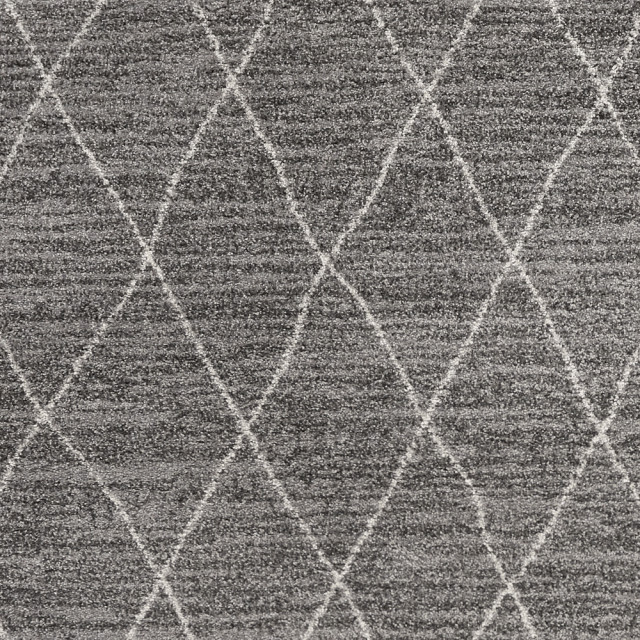 3' X 5' Grey Diamond Pattern Area Rug - Scandinavian - Area Rugs - by ...