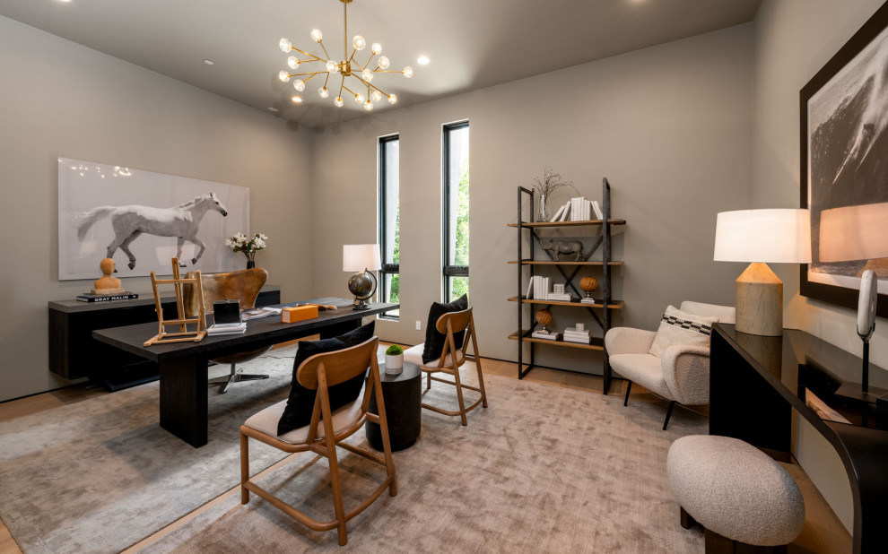 Brentwood Grove - Contemporary - Home Office - Los Angeles - by ...