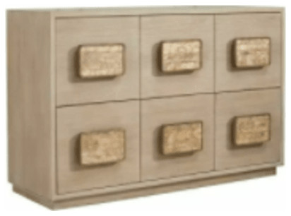 Seashell 6 Drawer Dresser, Natural - Beach Style - Dressers - by ...