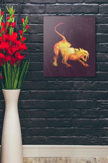 Epic Graffiti "Saber Tooth" by Michael Stewart Giclee Canvas Wall Art ...