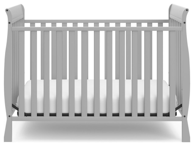 Storkcraft Maxwell 3-in-1 Convertible Crib - Pebble Gray, 36 ...