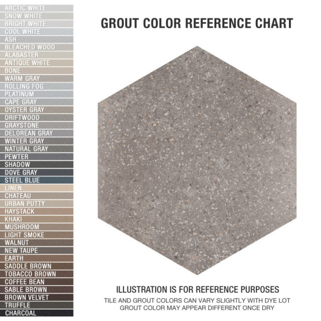 Palazzo Hex Porcelain Floor and Wall Tile Sample - Contemporary - Wall ...