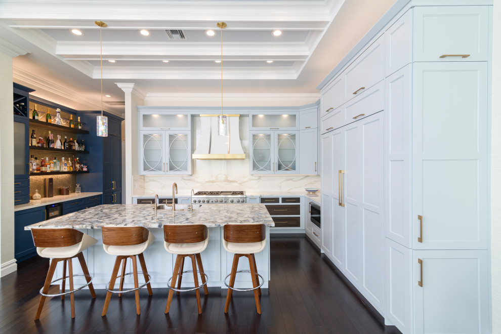 Modern Kitchen Remodel in Delray Beach - Transitional - Kitchen - Miami ...