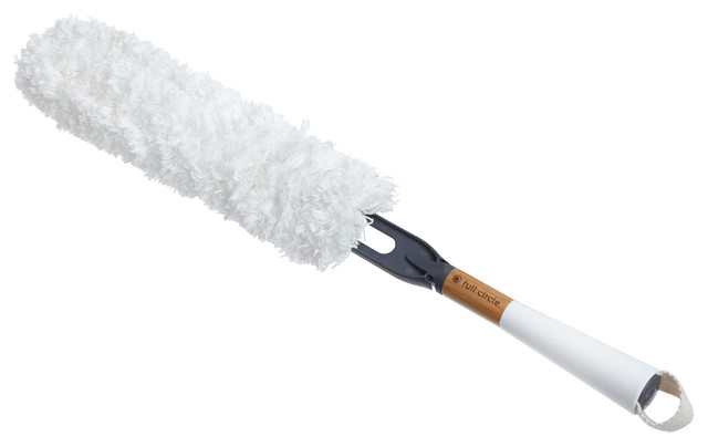 Dust Whisperer Microfiber Duster, Gray/White - Contemporary - Dusters ...