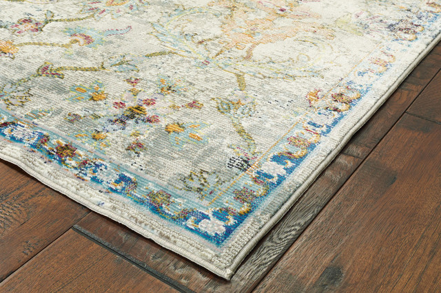 Garden Oriental Runner, 4'x6' - Contemporary - Area Rugs - by LR Home ...
