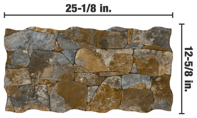 Caldera Vulcano Ash Porcelain Floor and Wall Tile - Contemporary - Wall ...