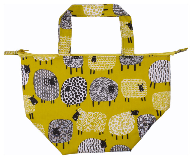 Dotty Sheep Insulated Lunch Bag - Contemporary - Lunch Boxes And Totes ...