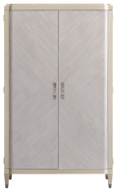 Zoey Storage Armoire Cabinet - Transitional - Armoires And Wardrobes ...