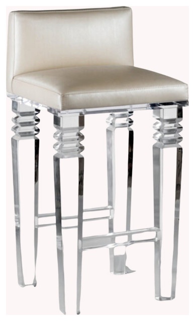 Venice Acrylic Bar stool - Eclectic - Bar Stools And Counter Stools ...