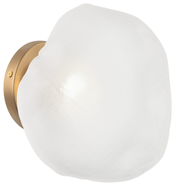 Matteo Lighting W60201AG Wall Sconce Light, Aged Gold Brass Finish ...
