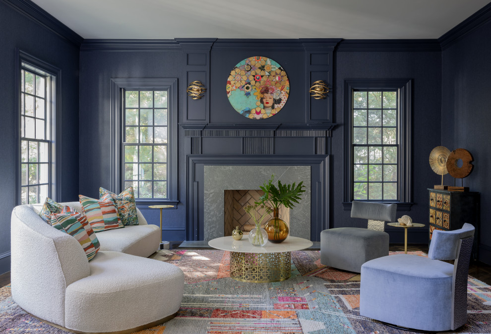 Temple Road - Transitional - Living Room - Boston - by Heather Vaughan ...