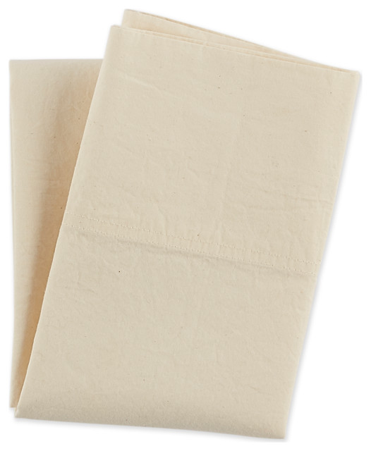 Organic Cotton Pillow Case, fits pillow sized 23x15 inch - Transitional ...