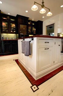 Rubber Flooring - Traditional - Kitchen - Los Angeles - by Crogan Inlay ...
