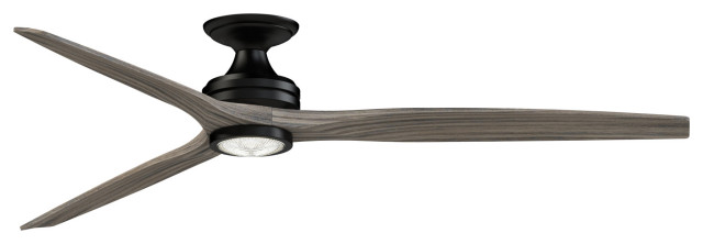 Fanimation Spitfire DC-KIT-72-LK-F Spitfire DC 72" 3 Blade Indoor ...