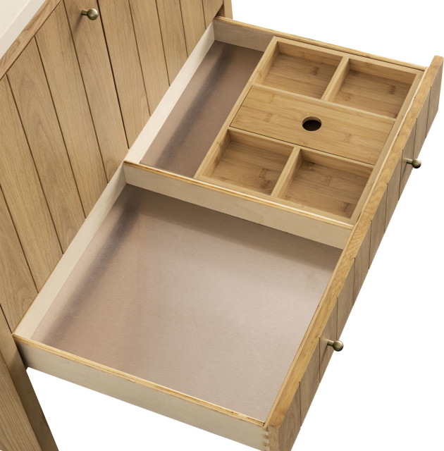 James Martin Vanities 435-V36 Hudson 36" Single Basin Ash Wood ...