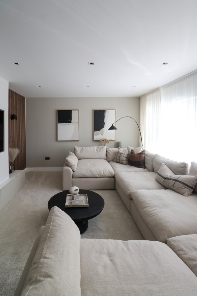Rosewell Cinema Room - Modern - Home Theater - Edinburgh - by Studio Heim | Houzz