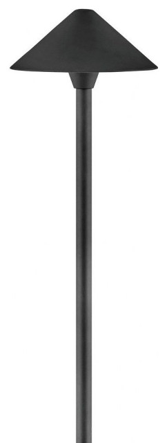 Low Voltage 1 Light Path Light - 8 Inches Wide by 24 Inches High-Black ...