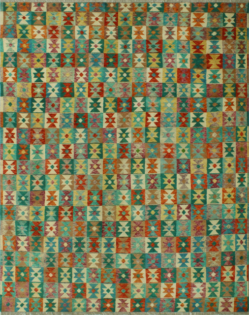 Balochi Baghel Rust Rug, 8'2 x 9'6 - Southwestern - Area Rugs - by ...