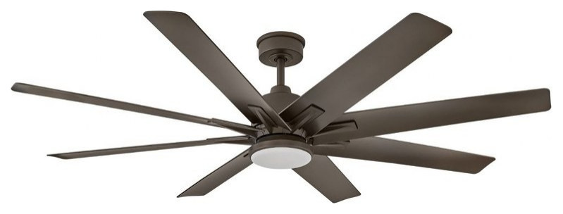 8 Blade Ceiling Fan Light Kit-16.5 Inches Tall and 66 Inches Wide ...