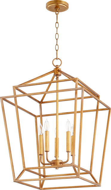 Monument 5-Light Entry - Contemporary - Pendant Lighting - by Quorum ...