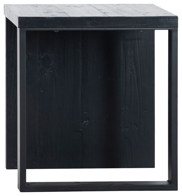 Mika End Table, Black - Industrial - Side Tables And End Tables - by ...