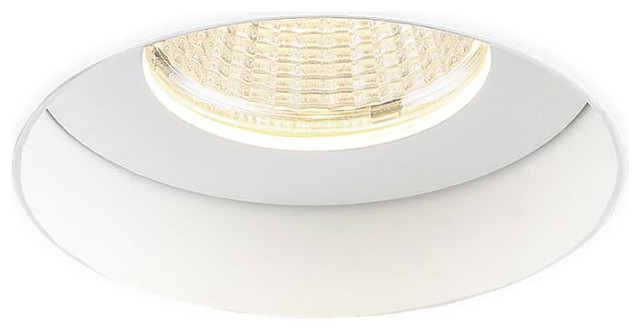 White One Light Downlight, 4.125 - Transitional - Recessed Lighting ...
