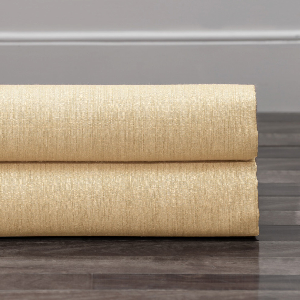 Tan Designer Shantung Faux Silk Fabric Sample, 4Wx4L, 4W x 4L ...