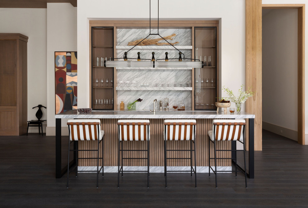 Tudor Mod - Transitional - Home Bar - Other - by Carrie Brigham Design ...