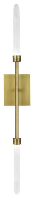 Tech Lighting LED 927-277 Spur Wall, Aged Brass 700WSSPRR-LED927-277 ...