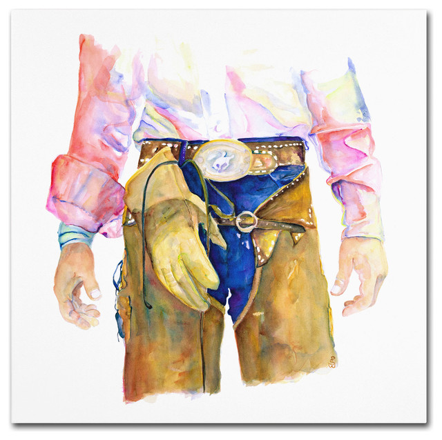 'Wrangler' Canvas Art by Pat Saunders-White, 24" x 24" - Traditional ...