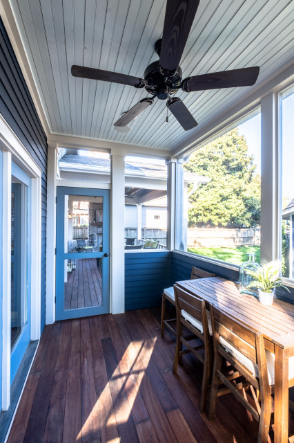 A Blue Screened & Open Air Porch - Nashville - by The Porch Company | Houzz