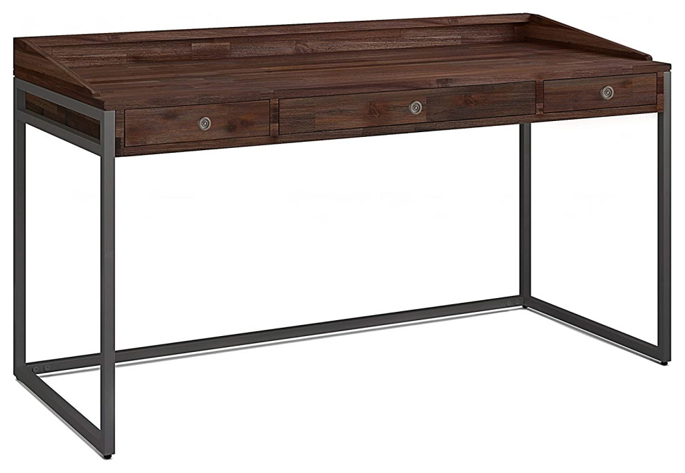 Modern Industrial 60 inch Wide Home Office Desk with 2 Drawers ...