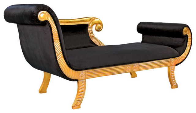 Design Toscano Cleopatra Chaise - Traditional - Indoor Chaise Lounge ...