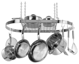 Pot Rack Oval Stainless Steel - Pot Racks And Accessories - by ...