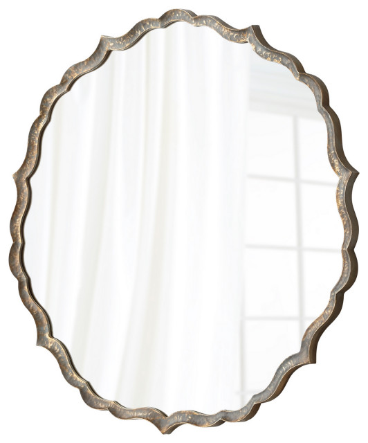 Rustic Patina Mirror - Traditional - Wall Mirrors - by Lights Online ...